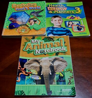 Abeka 3rd Grade Readers Health Science My Animal Notebook Student FB371 ...
