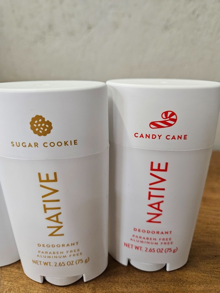 Native Deodorant Antiperspirant 2.65oz Paraben / Aluminum Free Holiday ...