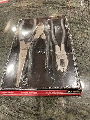 Snap On pl300cfbk 3 piece pliers cutters set black sealed | eBay
