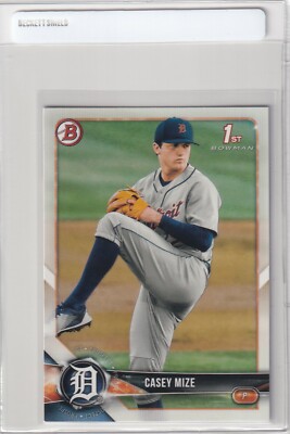 2018 BOWMAN 1ST RC CASEY MIZE DETROIT TIGERS FIRST ROOKIE DRAFT Z351-6 ...