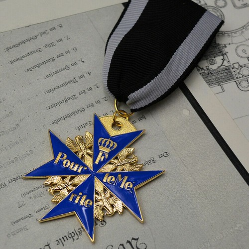 WW1 German BLUE MAX MEDAL Pour Le Merite Award Military Order Iron ...