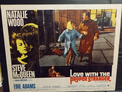 Lobby Card 1964 LOVE WITH THE PROPER STRANGER Natalie Wood Steve ...