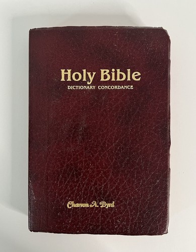 Holy Bible King James Version KJV Red Letter Dictionary Concordance ...