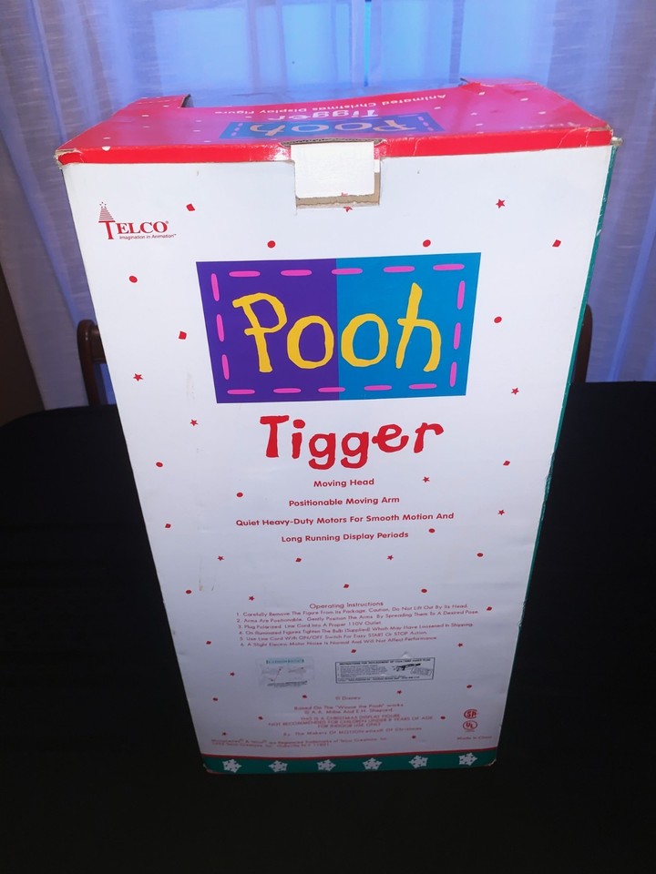 Disney Tigger Animated Animatronic Motion Lighted Christmas Display ...