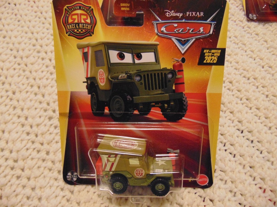 NEW 2025 DISNEY PIXAR CARS RACE & RESCUE * SARGE * | eBay