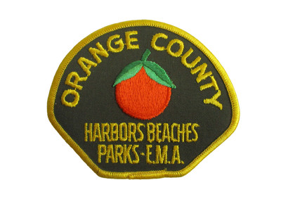 vintage 1985 Orange County California Harbors Beach Parks EMA Police ...