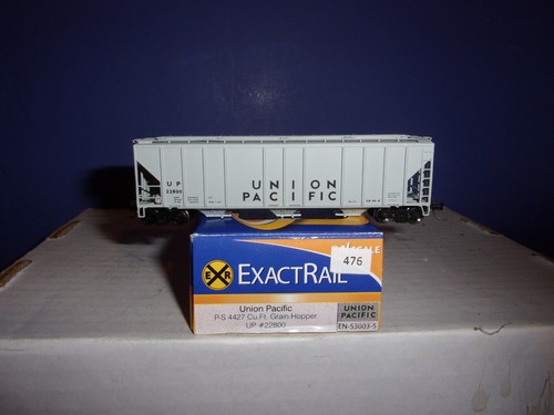 N SCALE EXACTRAIL 53003-5 UP/22800 PS 3 BAY 4427CF COVERED HOPPER | eBay