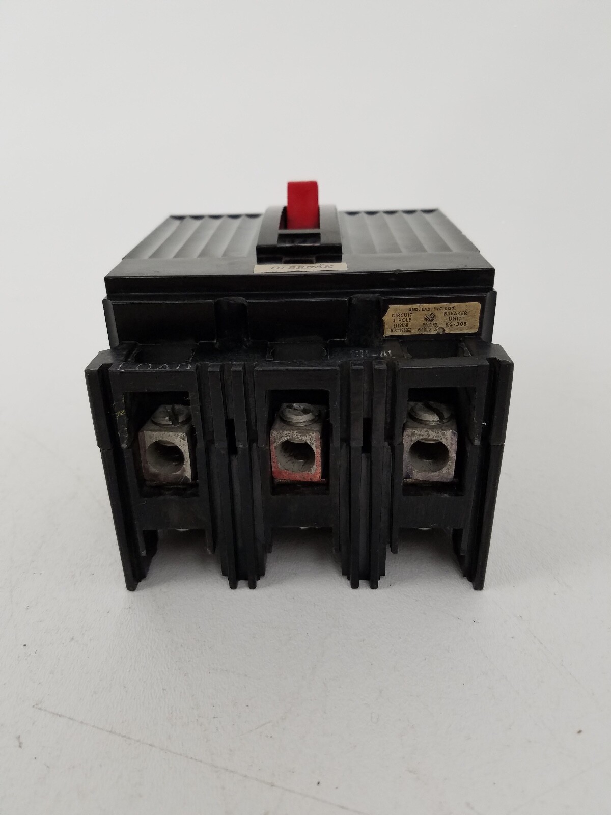 GE General Electric THEF136070 70 Amp 600V 3-Pole Hi-Break Circuit ...