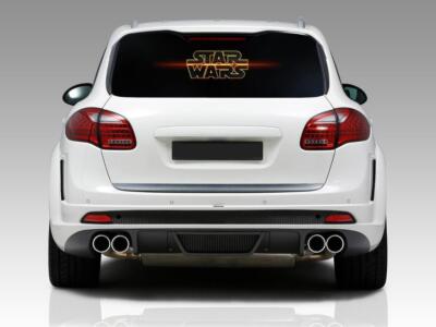 Star Wars Logo Car Rear Window Graphic Decal Sticker Truck SUV Van 086 ...