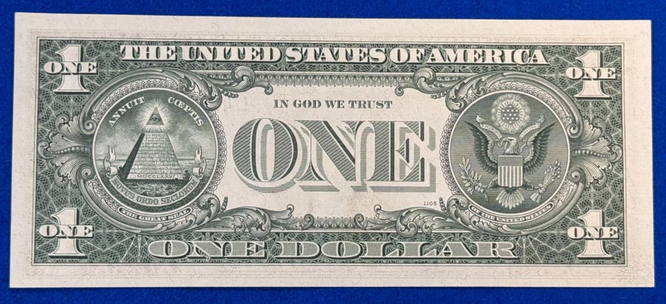 ** STAR ** $1 1963 B (JOSEPH BARR) FEDERAL RESERVE NOTE-PAPER CURRENCY ...