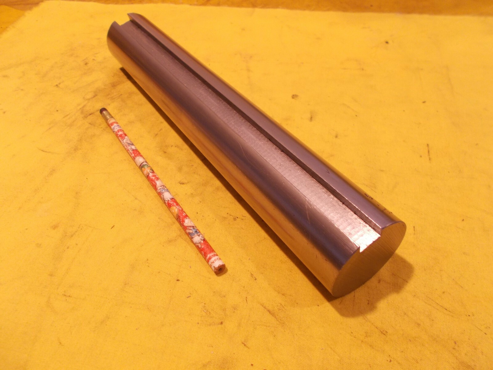 KEYED SHAFT 1 15/16" OD x 12" OAL steel rod round stock shafting with ...