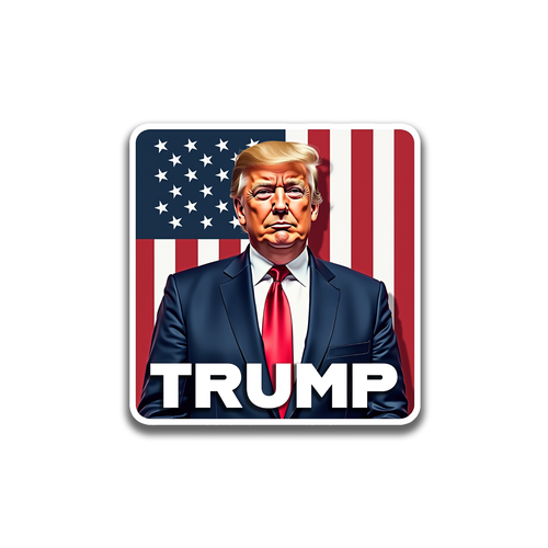 Vinyl Donald Trump Stickers Waterproof Decal Maga President USA 3.5 ...