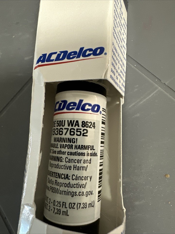 Genuine GM ACDelco Olympic White Touch Up Paint Code WA8624 50U ...