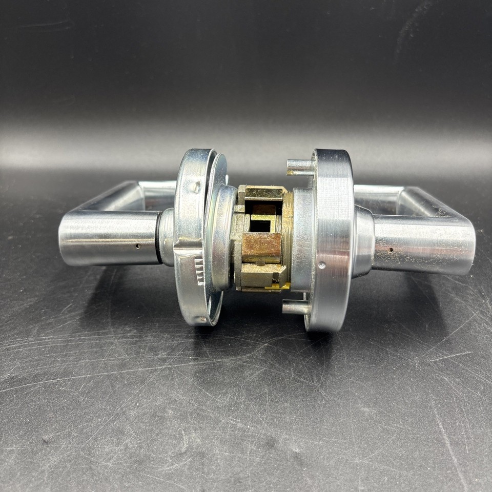 Schlage ND10S RHO 626 Passage Latch Grade 1 Rhodes Lever Satin Chrome ...