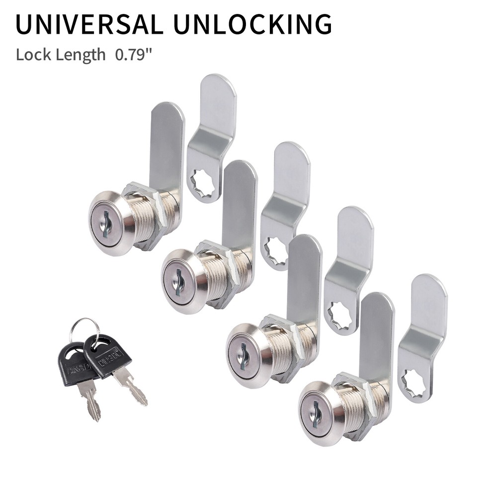 4 x Universal Craftsman Tool Box Lock Chest Key Storage Truck Safe ...