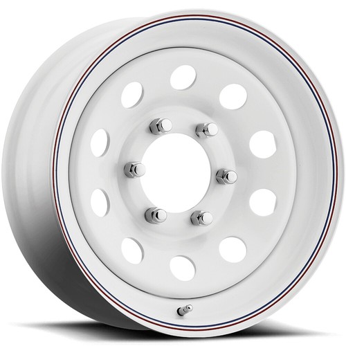 2 Wheels 16" Spoke 16x6 8x165.1 White 0ET 166CB (WH 02731) | eBay