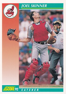1992 Score #227 Joel Skinner MLB Cleveland Indians + (Yes 3 Free ...