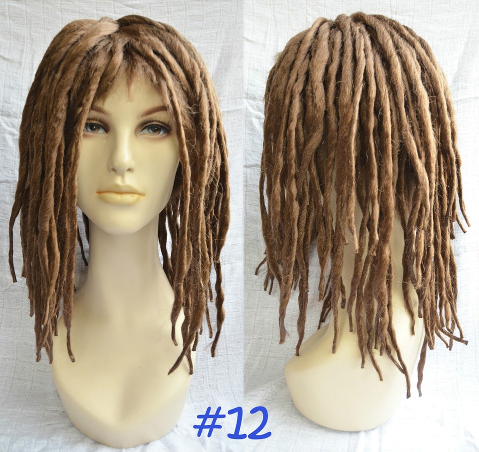 *Dreadlocks Full Head Wig* Hair Falls Dreads Gothic Cosplay Rastafarian ...