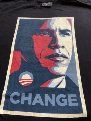 XXL Change Historiography USA Cotton T-shirts 44th President Obama ...
