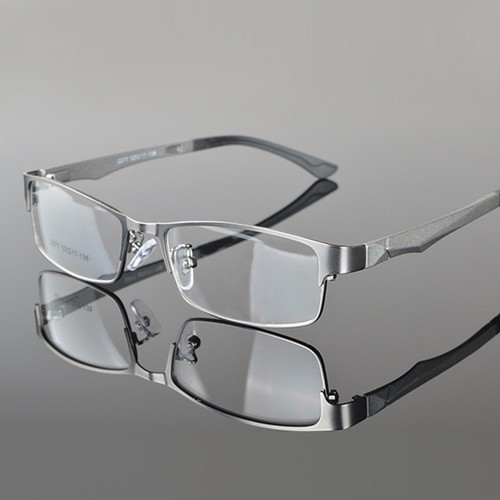 New Men's Designer Metal Plasctic Full Rim Eyeglasses Frames Spectacles ...