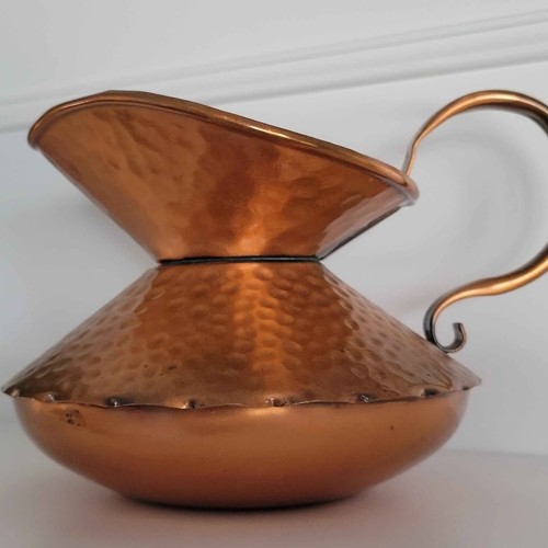 Vintage Gregorian Solid Hammered Copper Small Pitcher | eBay