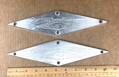 Vintage Mastercraft Waterdrop Emblems Lot of 2 X-Star Wake Boat Raised ...
