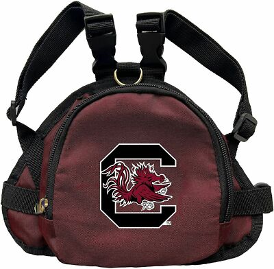 SOUTH CAROLINA GAMECOCKS DOG CAT PET MINI BACKPACK HARNESS w/LEASH ...