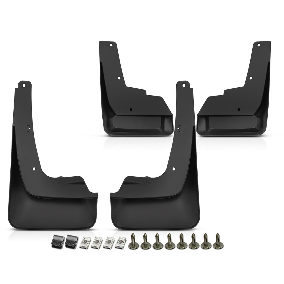 4x Front & Rear Mud Flaps Splash Guards Fender for Nissan Armada 2017 ...