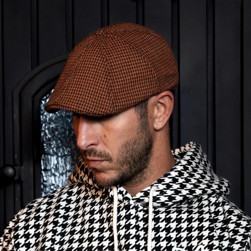 LE New Boston Scally Co. "The Halloween Houndstooth" Cap 2025 XL Ships Fast! | eBay