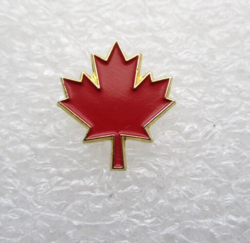 Red Maple Leaf Lapel Pin (D108) | eBay