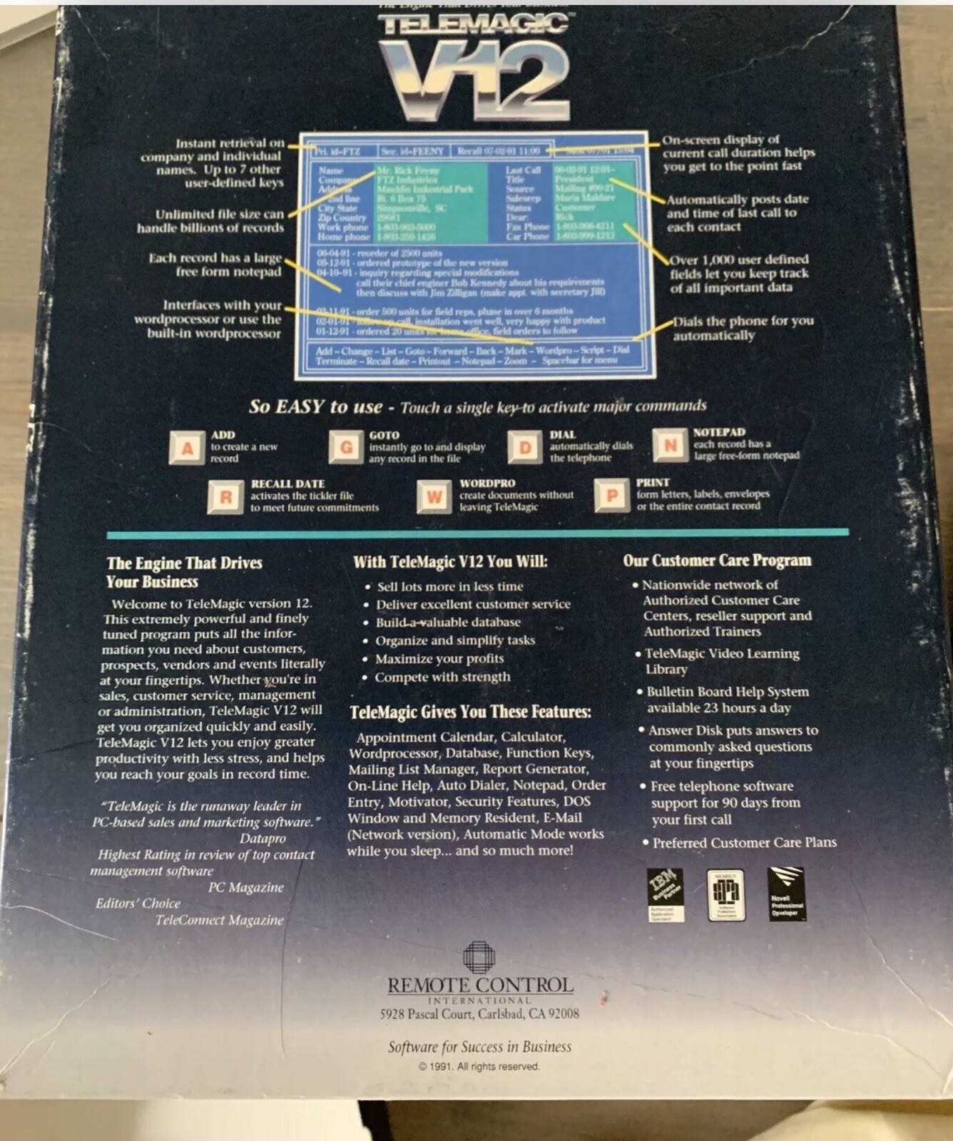 Vintage TeleMagic V12 Computer Software Set Collectible RARE AND VINTAGE!!! | eBay