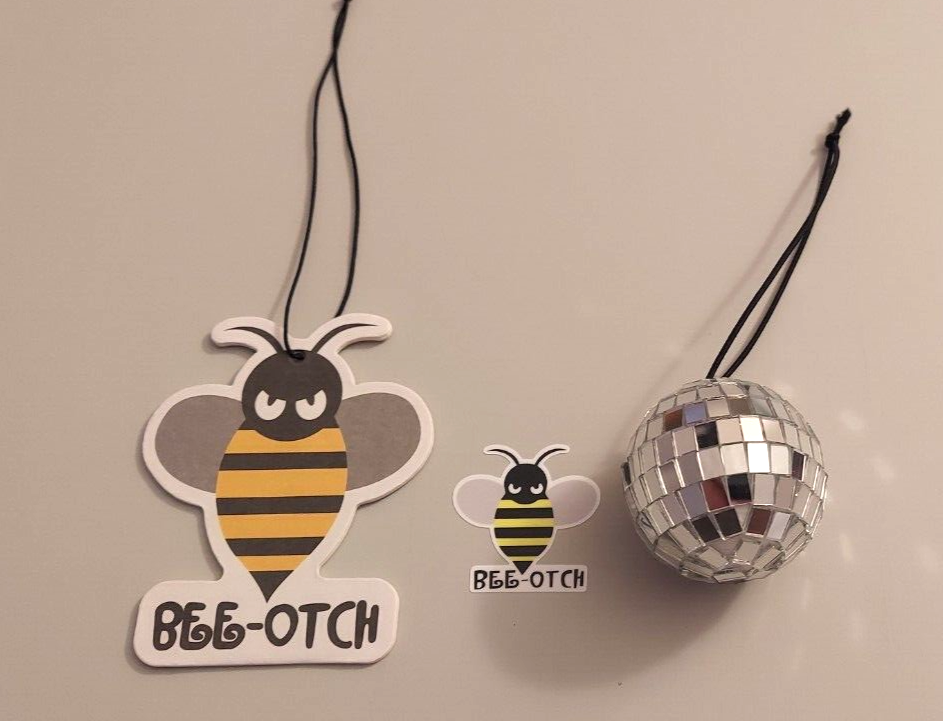 BEE OTCH BEEOTCH BUMBLEBEE TRANSFORMERS AUTOBOT CAMARO AIR FRESHENER ...