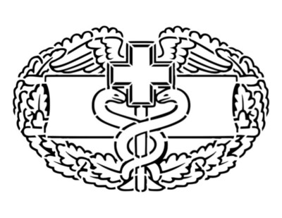 Army Combat Medic Medical Insignia Military Emblem Custom Stencil Free ...