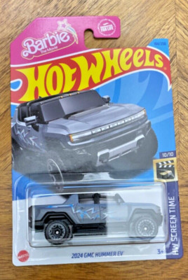 Hot Wheels ‘24 GMC Hummer EV #184 HW ‘23 Screen Time 10/10 Gray VHTF ...