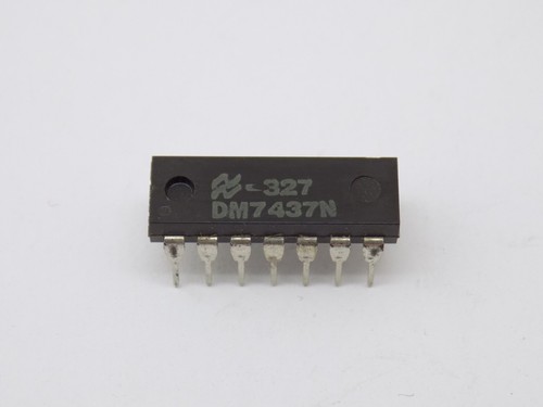 1xNATIONAL SEMICONDUCTOR DM7437N 7437 DIP-14 NOS IC | eBay
