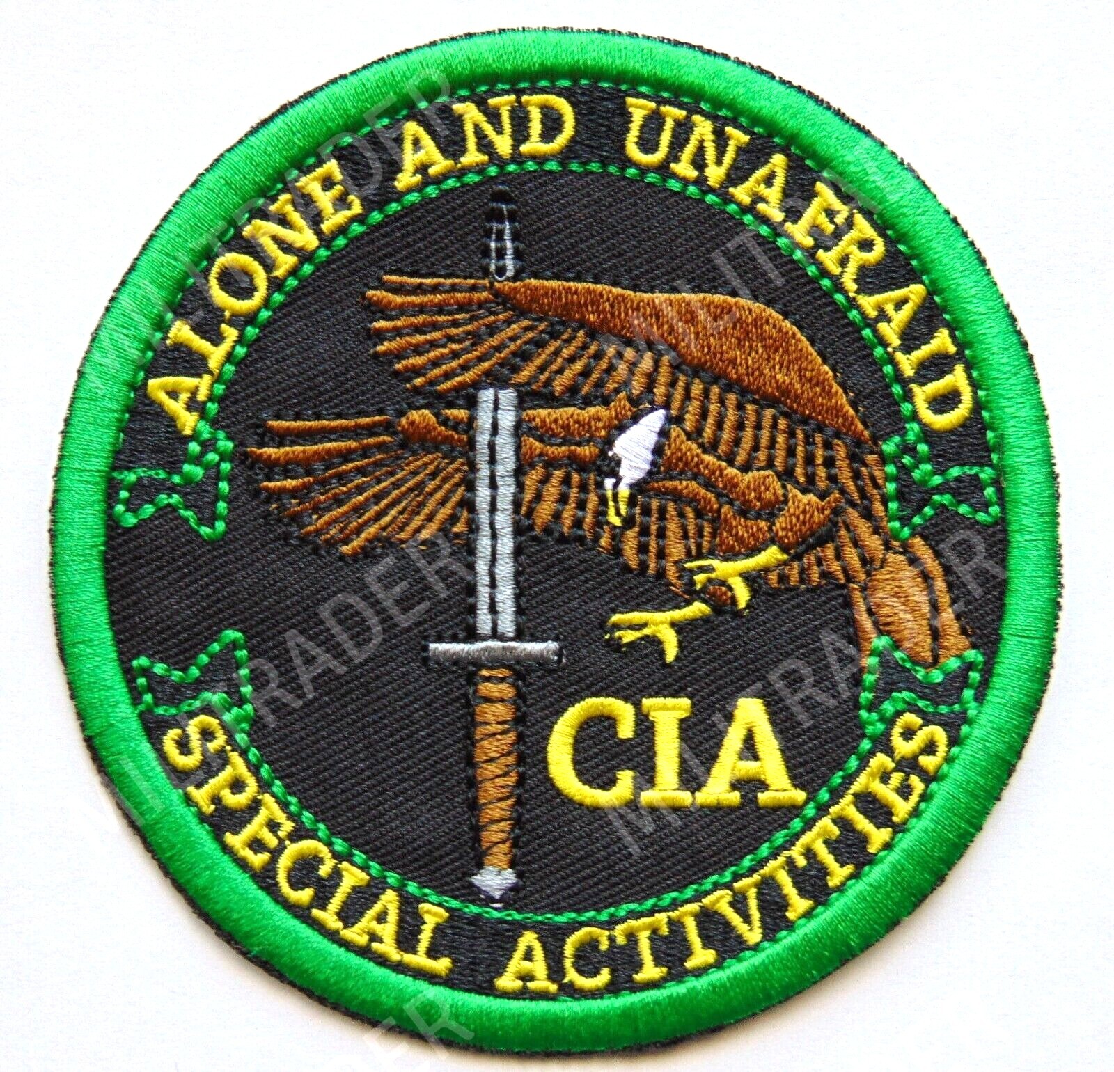 CIA Special Activities "Alone and Unafraid" Patch (grn) | eBay