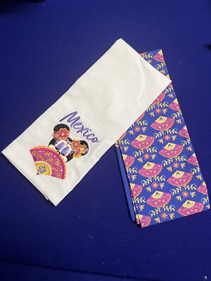 Disney Epcot World Showcase Mexico Minnie Mouse Towel Set New | eBay