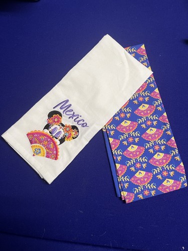 Disney Epcot World Showcase Mexico Minnie Mouse Towel Set New | eBay