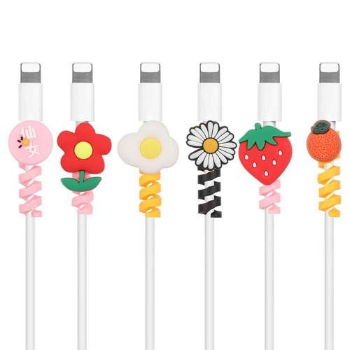 USB Wire Cord Protectors Cable Bite Charging Cable Cover Data Line Protector | eBay