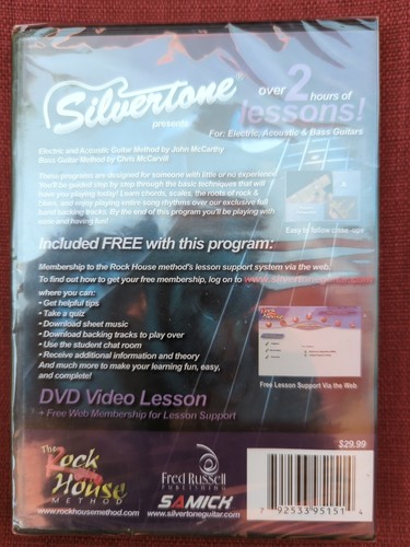 Silvertone Presents over 2 Hours of Lessons for Guitar DVD 792533951514 ...