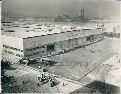 1954 Press Photo East Boston Pier Building 1950s | eBay