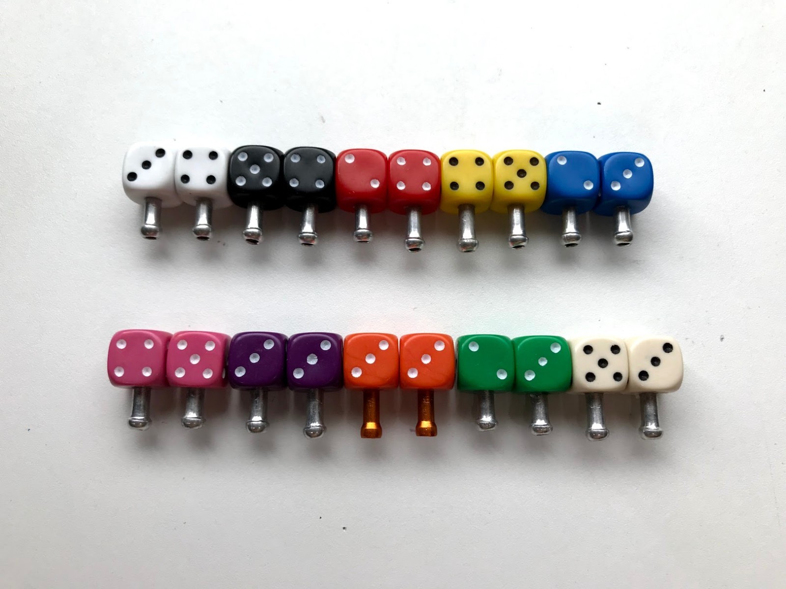 DICE CAP cable end tips crimps bicycle brake OldSchool BMX MTB GJS SE ...