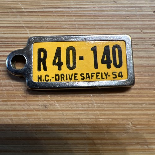 RARE VTG Disabled Veterans Mini License Plate Key Chain Ring NORTH ...