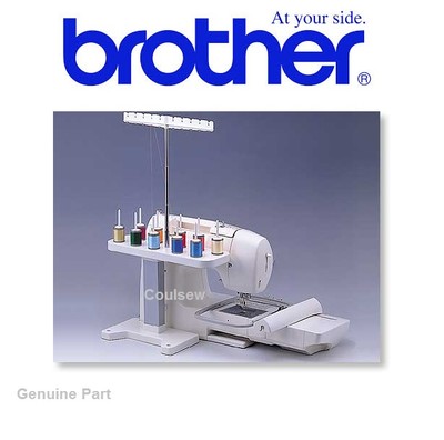 BROTHER SEWING MACHINE FREE STANDING THREAD STAND 10 REEL COTTON PINS ...