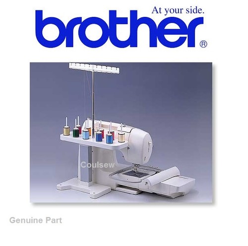 BROTHER SEWING MACHINE FREE STANDING THREAD STAND 10 REEL COTTON PINS ...