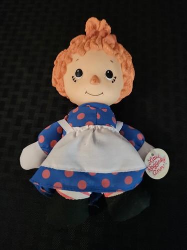 Vintage Little Raggedy Ann Doll 1991 Macmillan Plush Body Vinyl Face | eBay