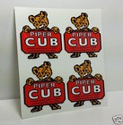 4 Piper Cub Aircraft Co.Vintage Style Airplane Decals / Vinyl Stickers ...