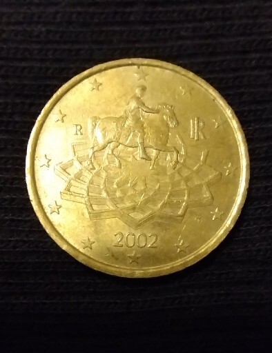 2002 Italy 50 Cent Euro Coin, Rare Collectors Coin | eBay
