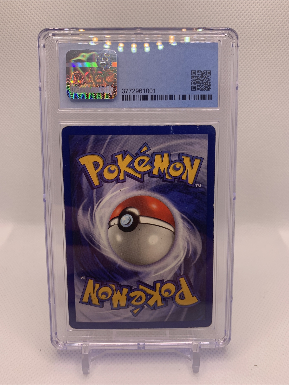 1999 Pokemon (Error) Base Set 1st Edition Holo Machamp 8/102 Gray Stamp ...