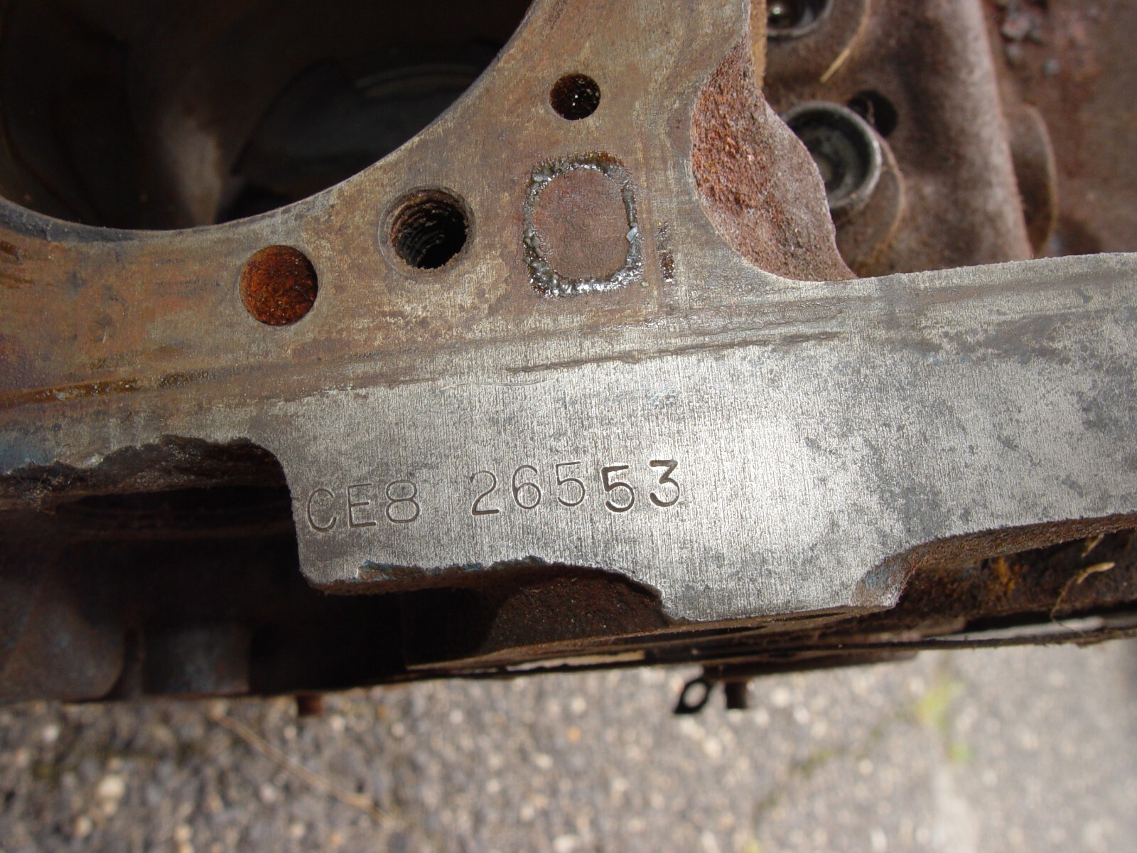 1967 Corvette 327 SBC Small Block Chevy Engine Block 3892657 Dtd H 28 7 ...